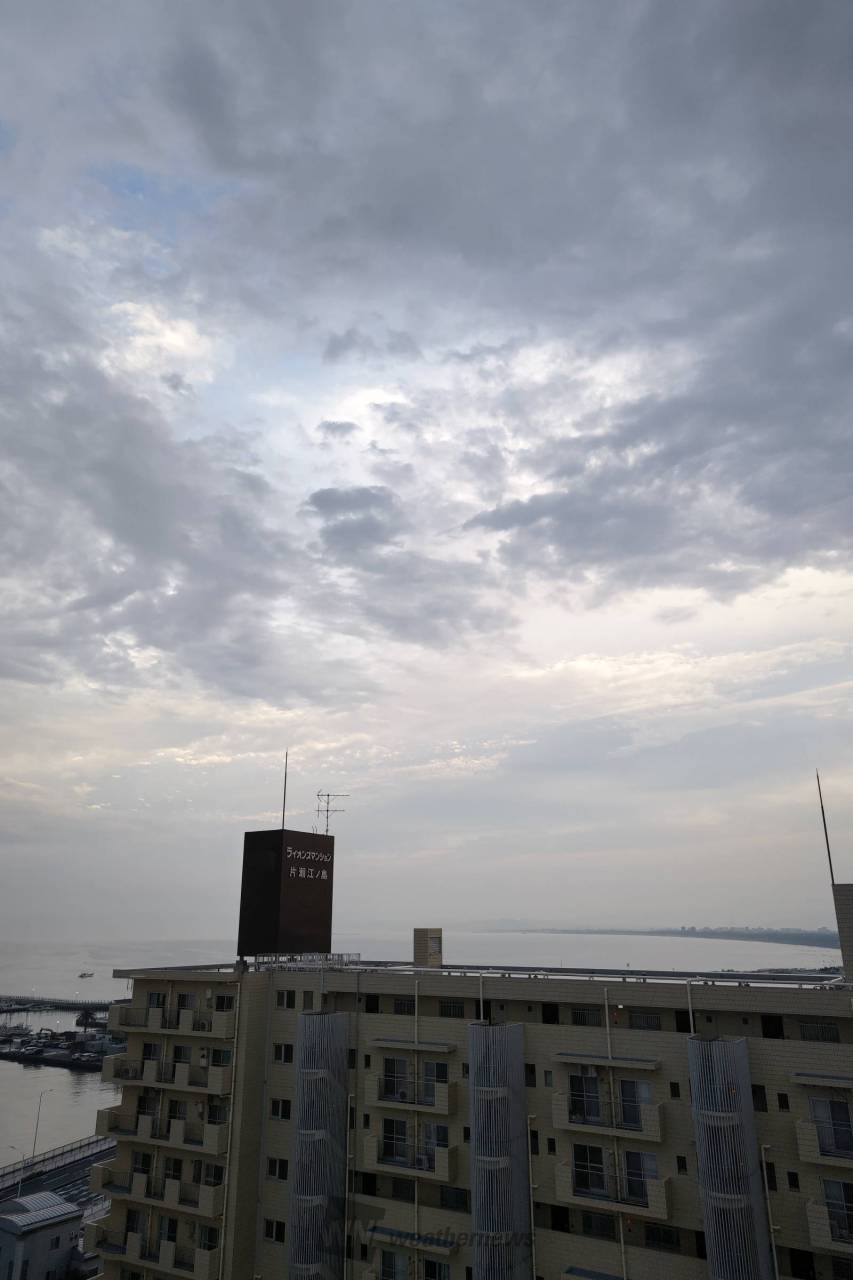 おはようございます。ポツポツ雨が降ってい | 神奈川県藤沢市 | -江ノ島jiji | ウェザーニュース