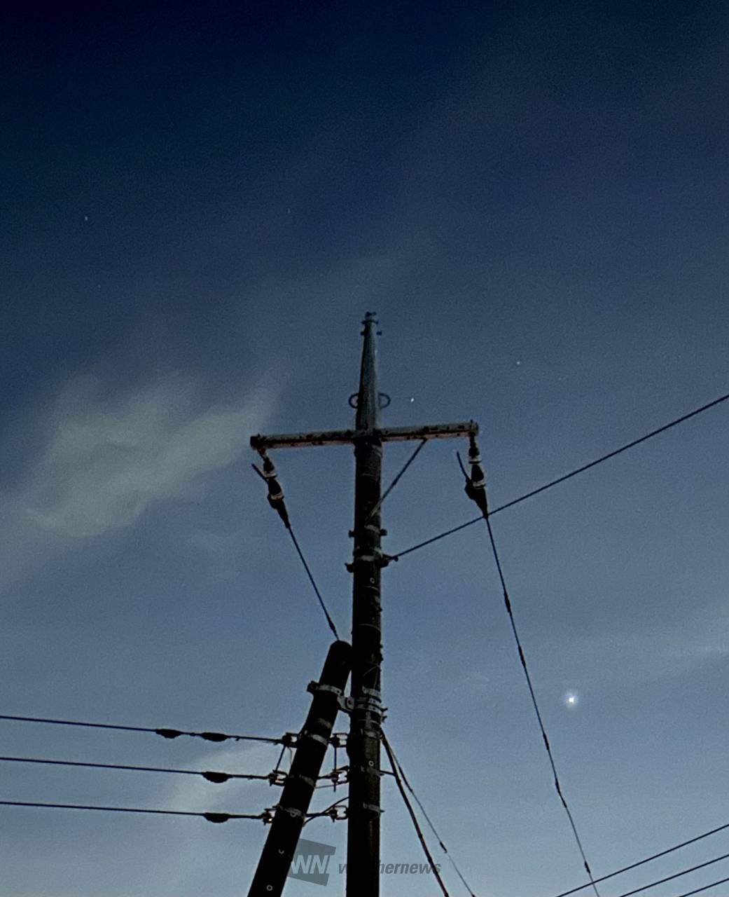 晴れ間に木星と星も見えています(˶˙º̬ | 神奈川県大和市 | -arubireo＊* | ウェザーニュース