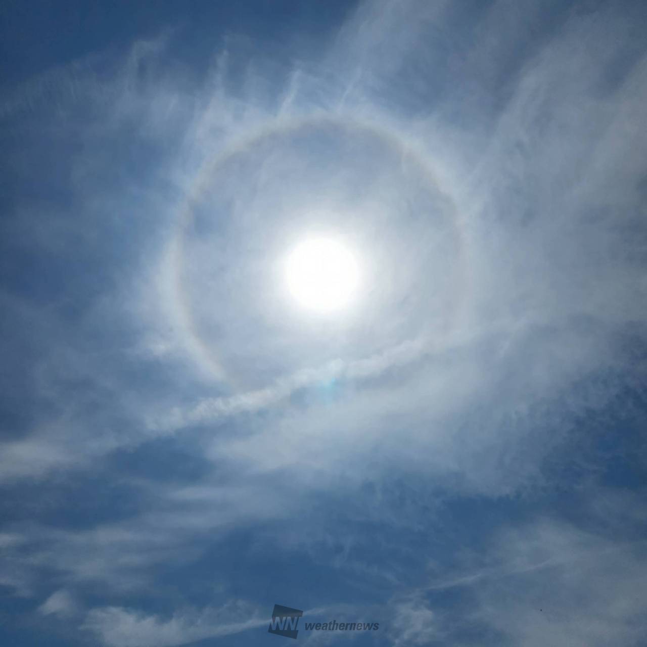 巻雲主体の今日の空。ハロがやはり見えてい | 埼玉県比企郡小川町 | -紫水晶 | ウェザーニュース