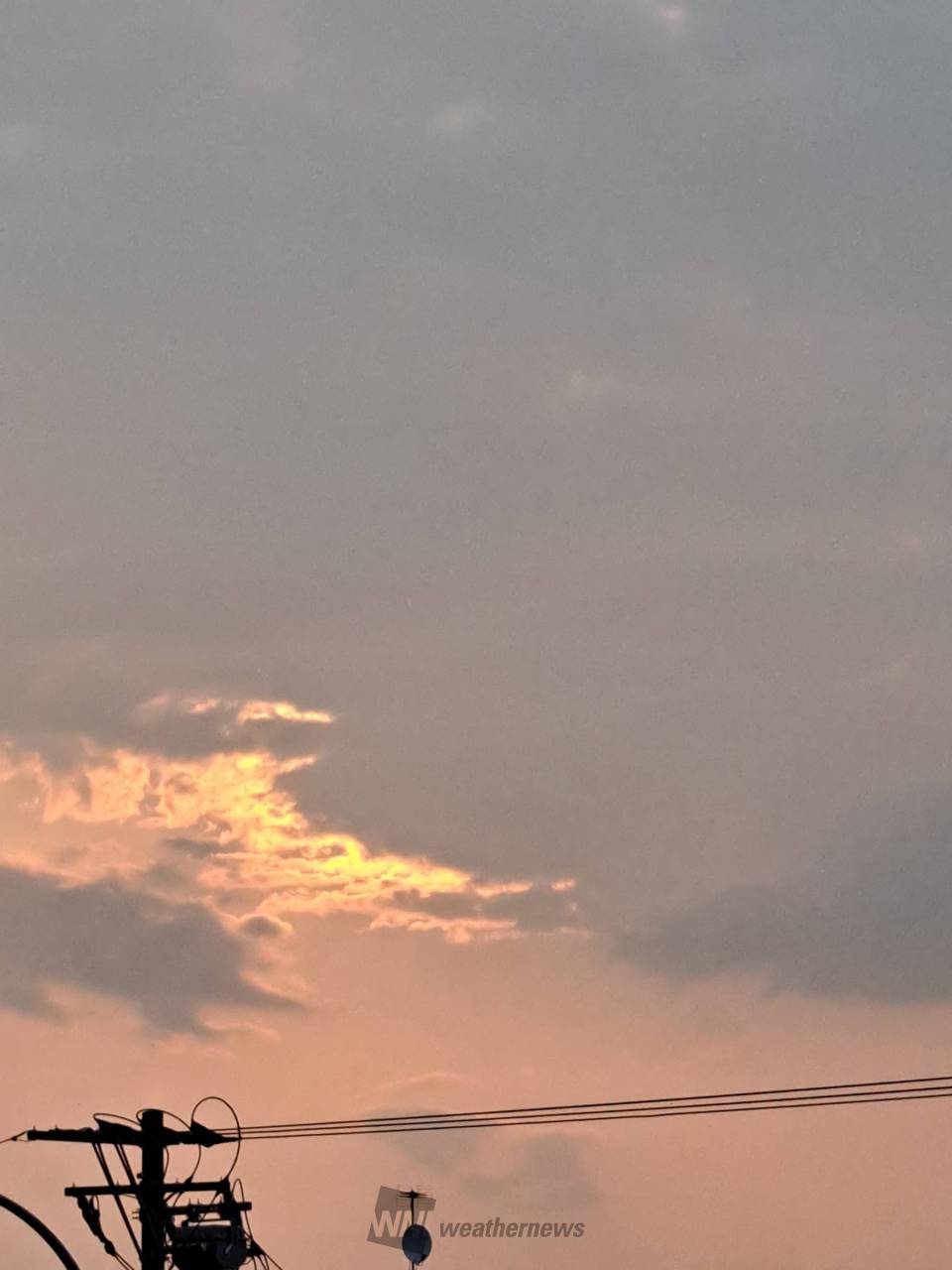 07/12 05:14 気持ちいい朝です | 北海道札幌市東区 | 北海道札幌市東区の空 | ウェザーニュース